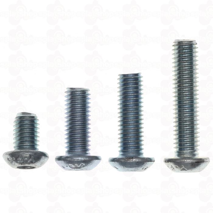 Splat Shop - M8 - Socket Button Head Allen Screw - Zinc