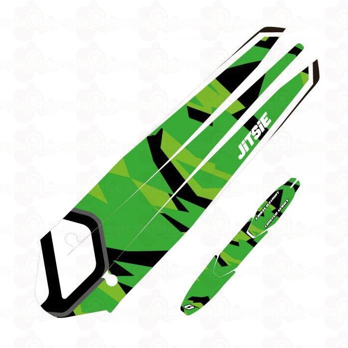 Splat Shop - Jitsie - Mudguard Sticker Kit - Vertigo Titanium R 2019